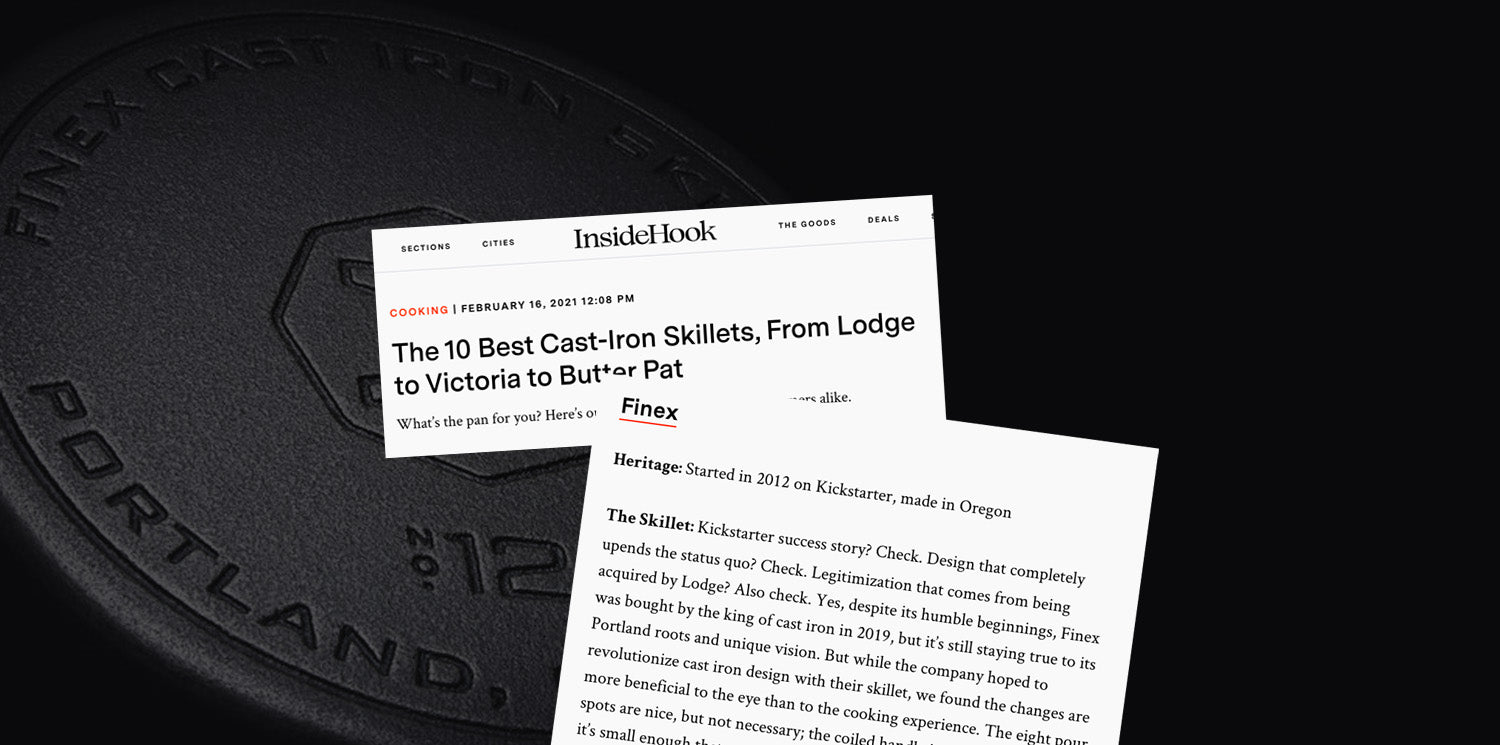 Inside Hook - Products Of The Week | FINEX – FINEX Cast Iron Cookware Co.