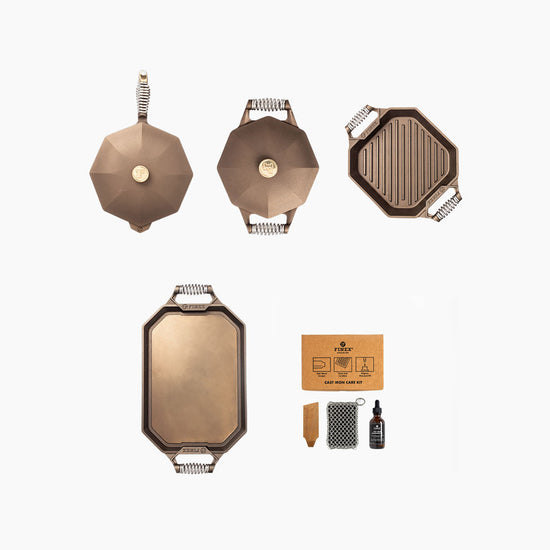 7-Piece Big Feast Set | FINEX – FINEX Cast Iron Cookware Co.